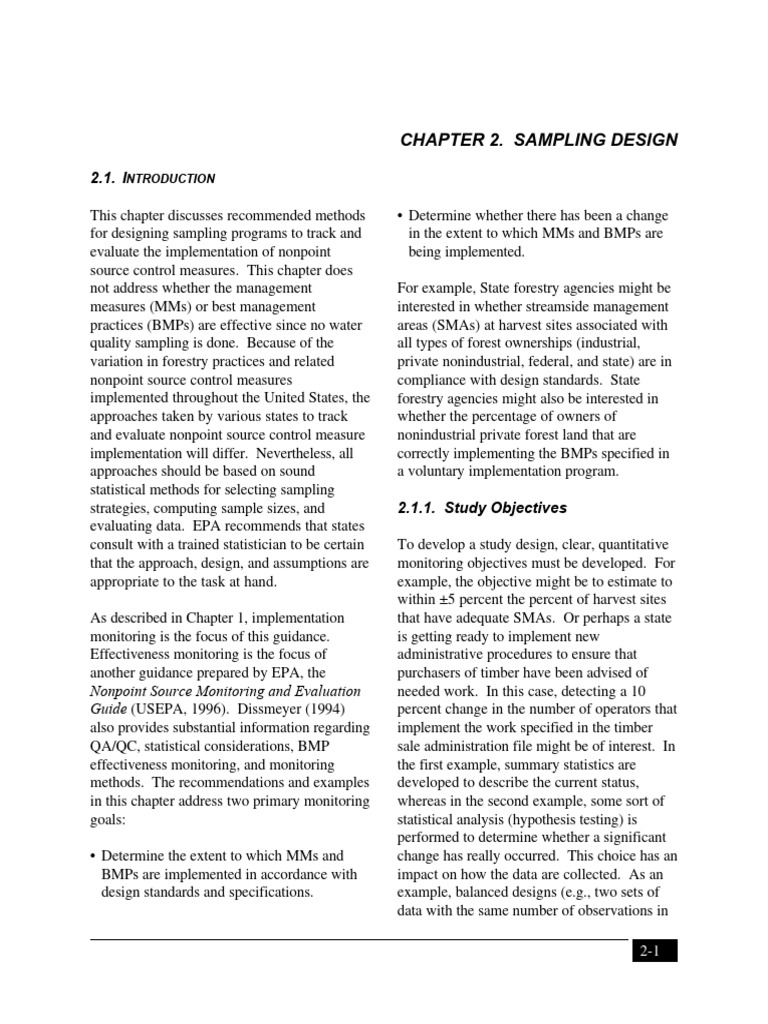 Chap 2 | PDF | Sampling (Statistics) | Stratified Sampling