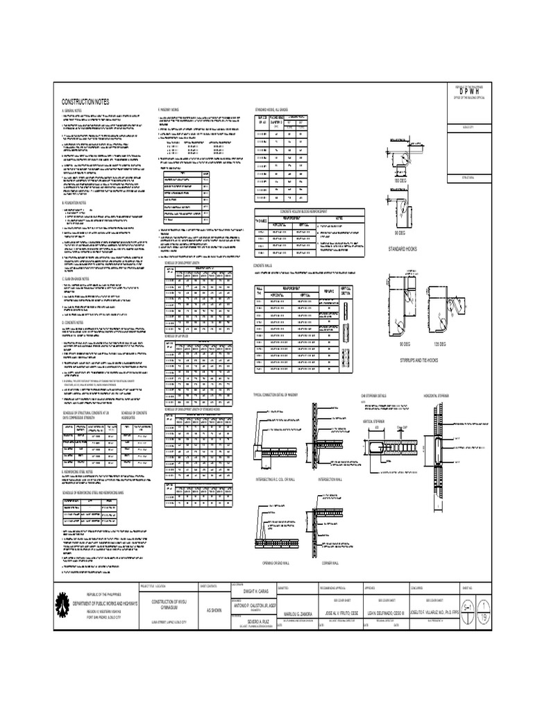 S1-Structural-Notes | PDF | Concrete | Foundation (Engineering)