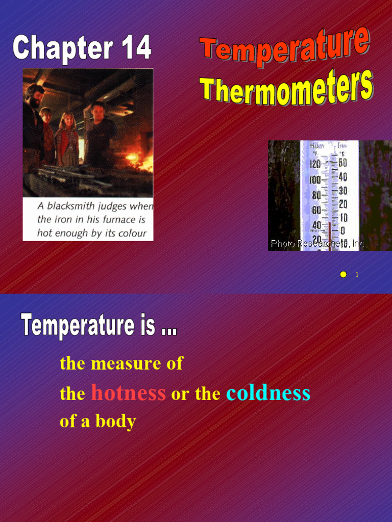 Temperature and Thermometers | PDF | Thermometer | Temperature