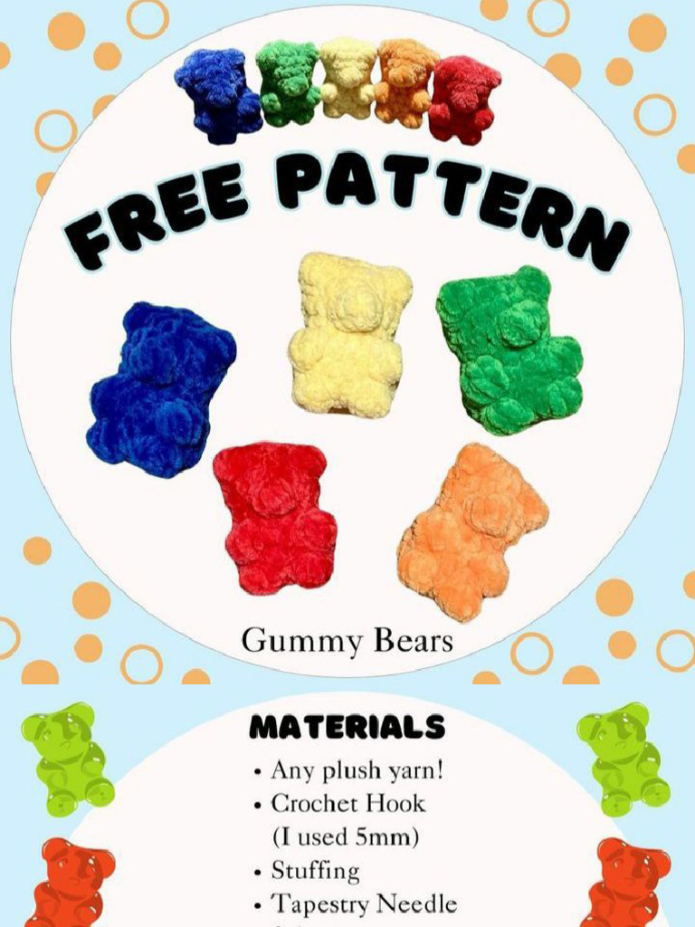 No Sew Gummy Bear | PDF