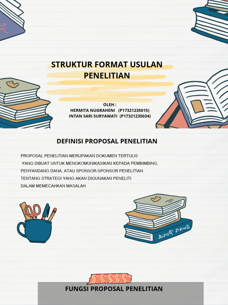 Struktur Format Usulan Penelitian | PDF
