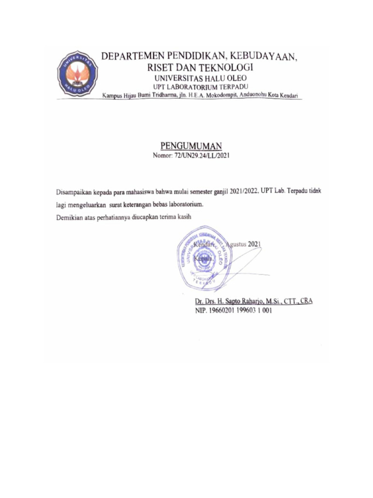 Bebas Lab Dasar | PDF