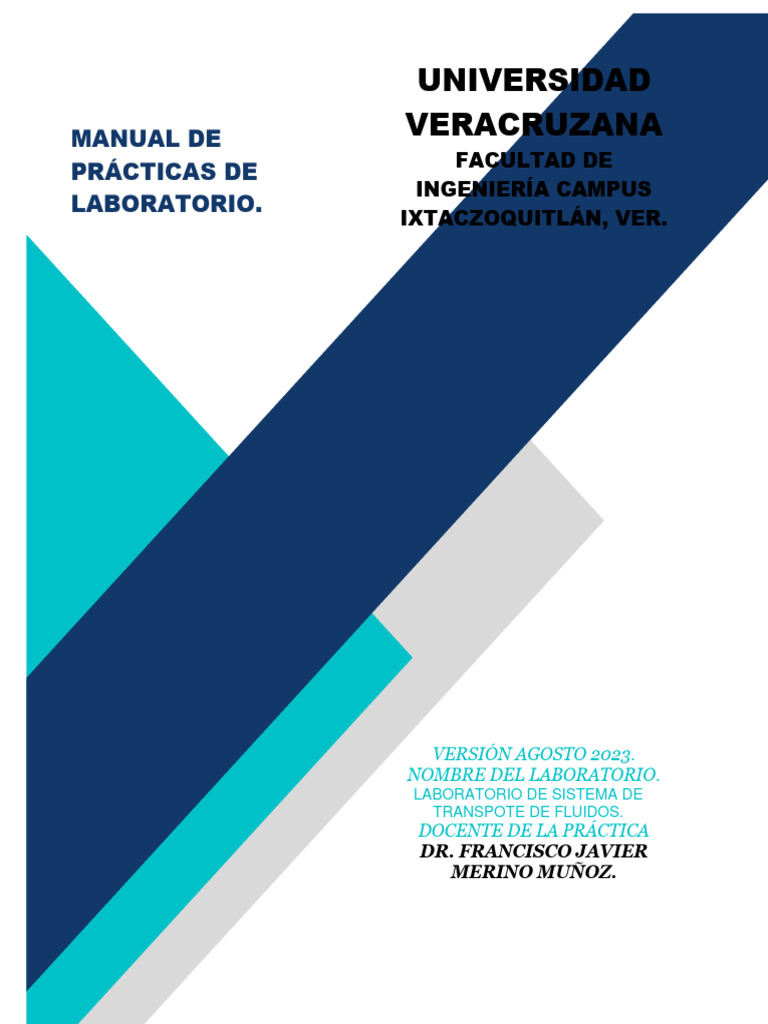 PRAC No 3 PRÁC DE LAB DE SIST DE TRANS DE FLUIDOS A | PDF | Descarga (hidrología) | Medición de ...