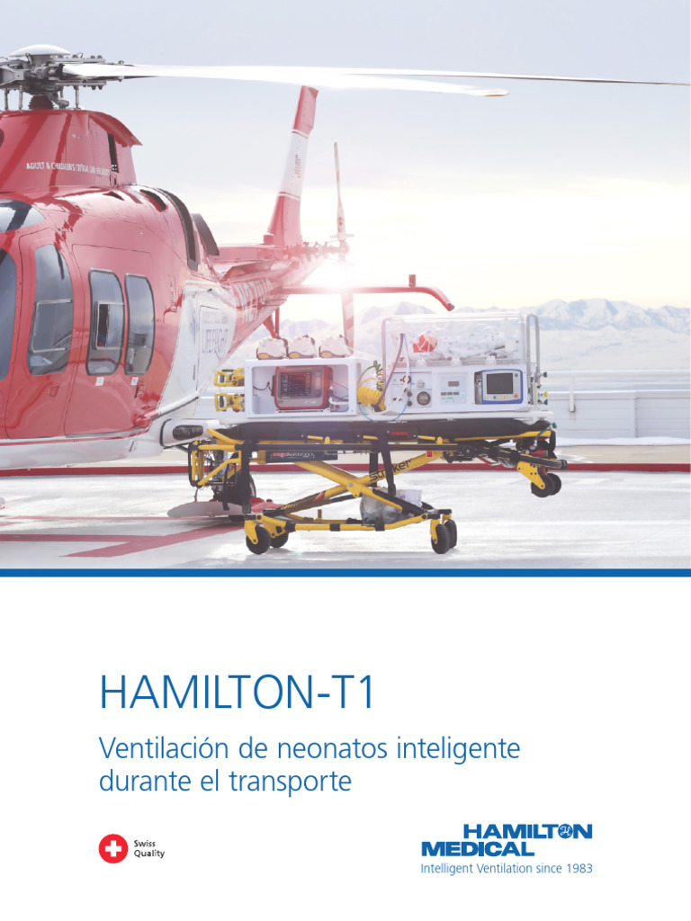 HAMILTON T1 Neo Brochure SW3.0.x Es 689523.02 | PDF | Sistema respiratorio