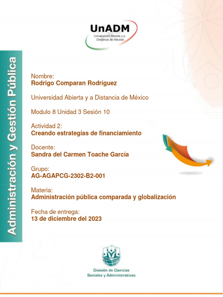 Apcg U3 S10 A2 Rocr | PDF | Infraestructura | Asociación público-privada