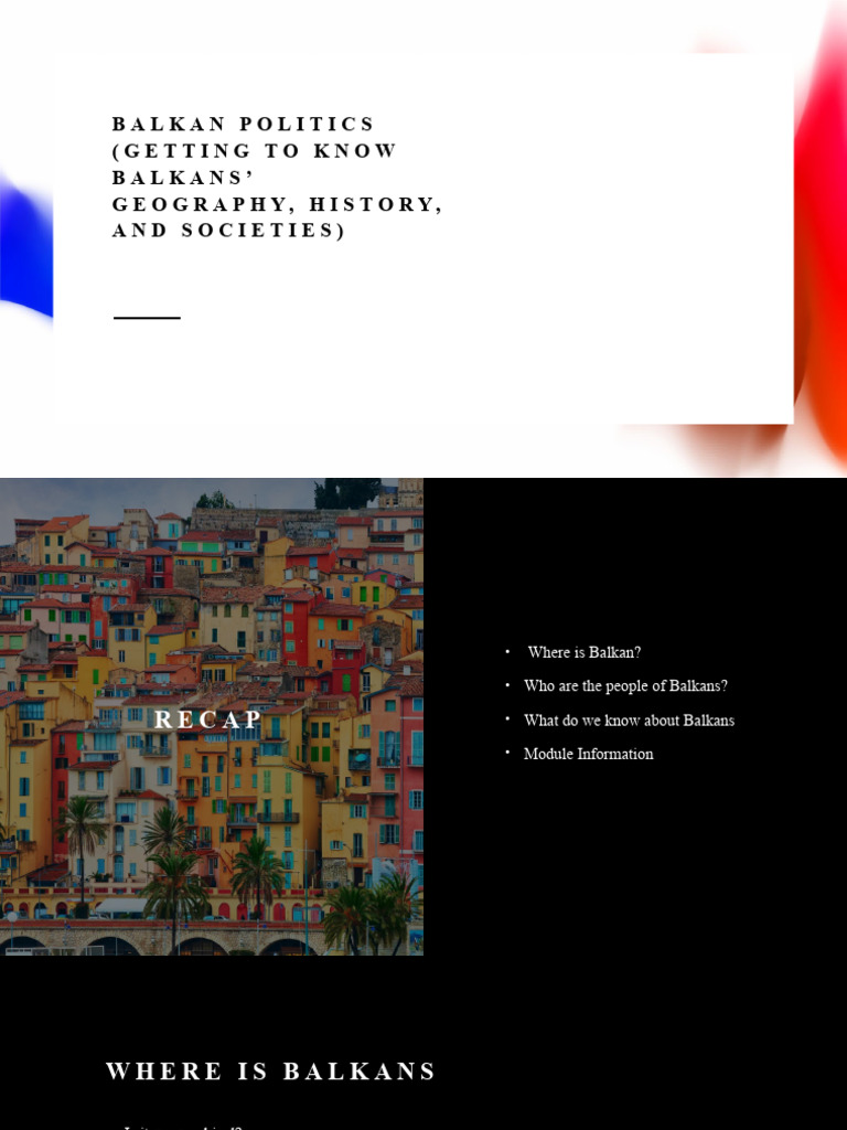 Balkan Politics Week 2 | PDF | Montenegro | Balkans