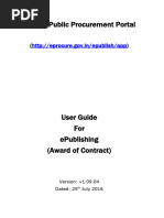 CPPP Guidelines PDF | PDF | Procurement | Electronic Publishing