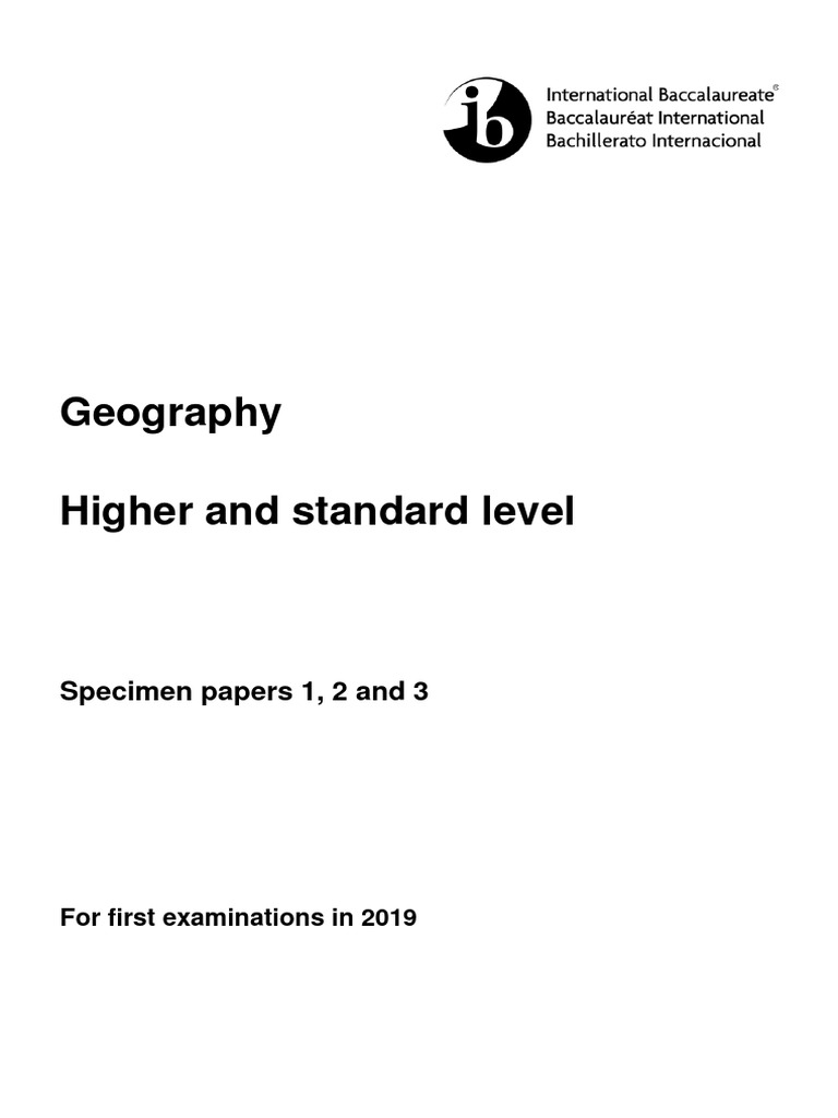 Geography Specimen-Papers | Download Free PDF | Erosion | Coast