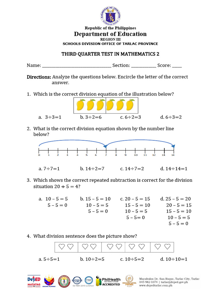 Q3_Math_2_Eng | PDF | Mathematical Concepts | Numbers