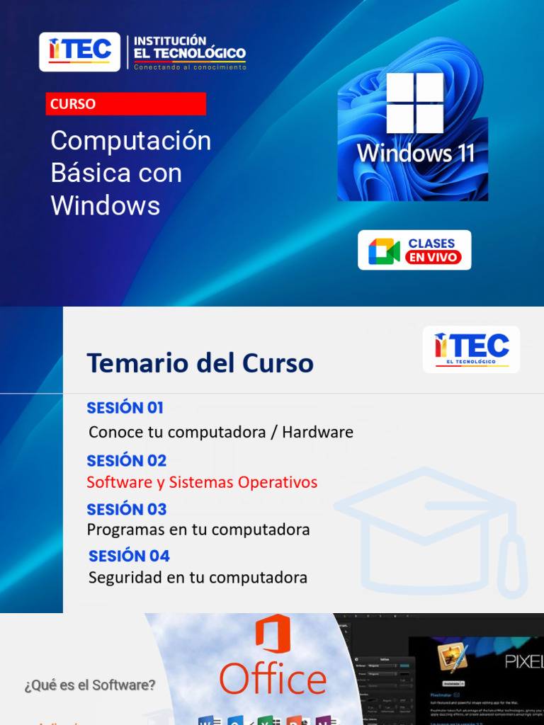 Curso Básico de Windows y Software | PDF