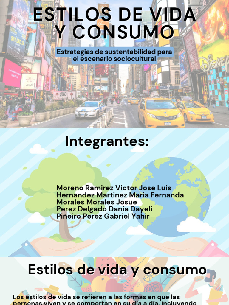 ESTILOS DE VIDA Y CONSUMO | PDF | Consumo (economía) | Sustentabilidad
