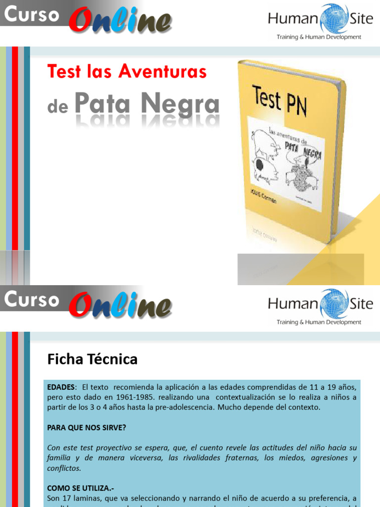 Manual 1 de 3 Test de Pata Negra | Descargar gratis PDF | Carné de ...