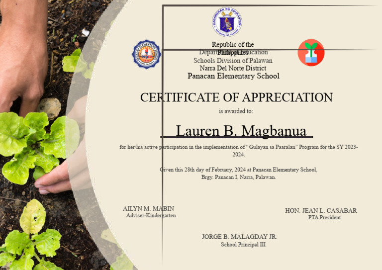 Gulayan Sa Paaralan | PDF