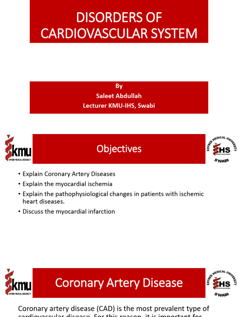 PATHO-II Unit V Cardiovascular Disorders | PDF | Myocardial Infarction | Heart Valve