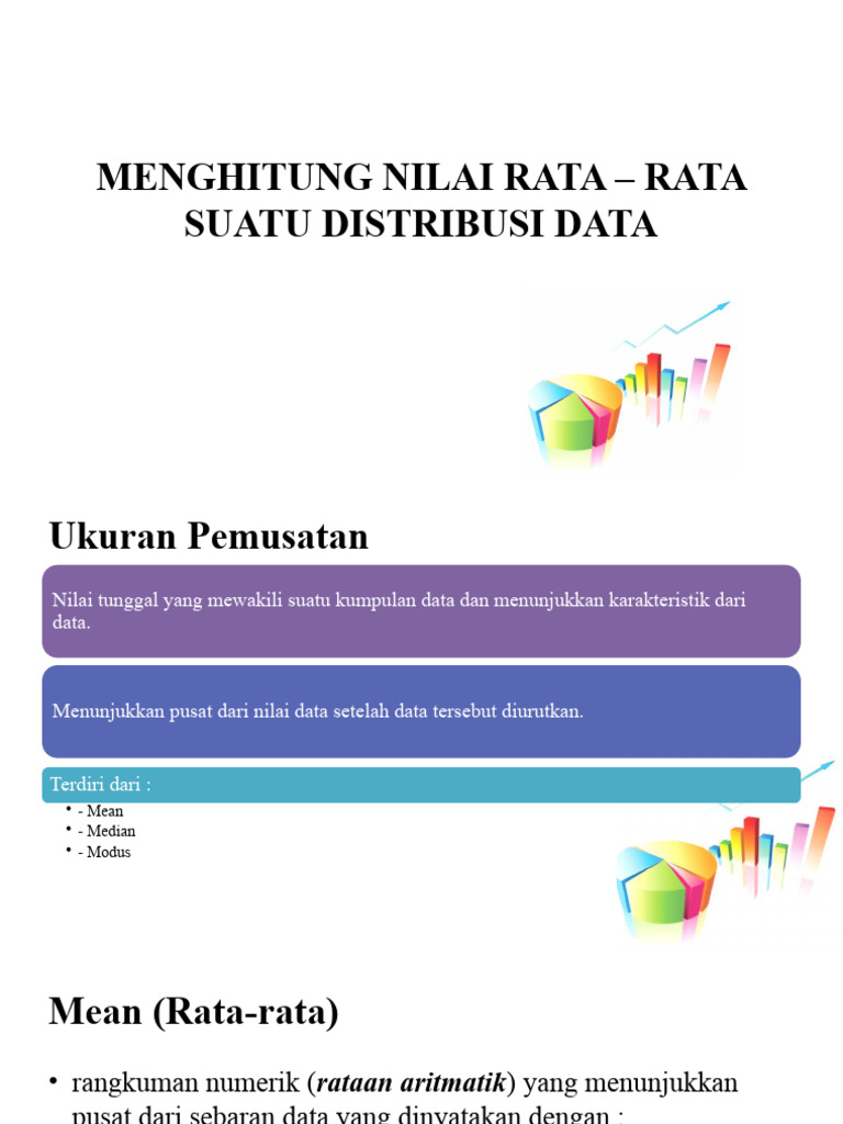 Menghitung Nilai Rata - Rata Distribusi Data | PDF