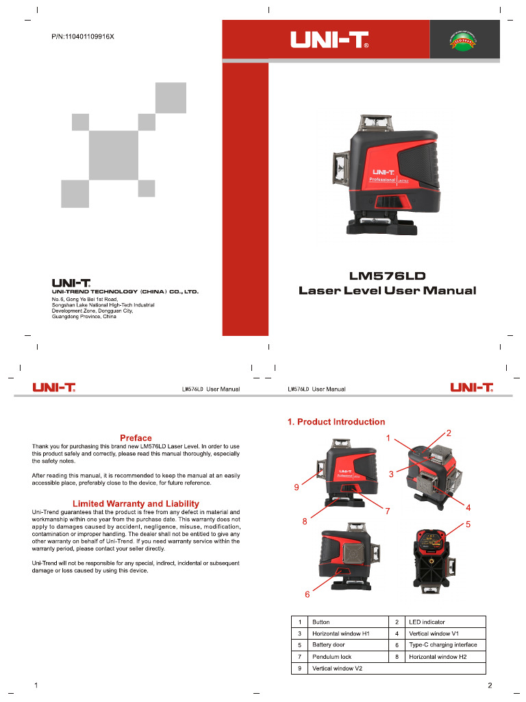 LM576LD English Manual | PDF