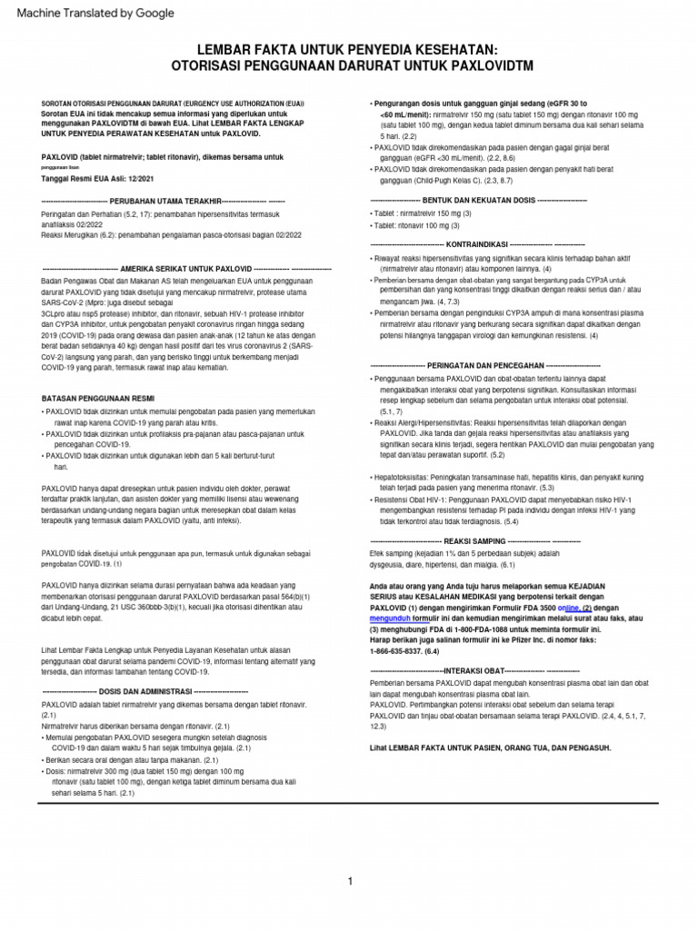 EUA 105 HCP FS PF Clean | PDF