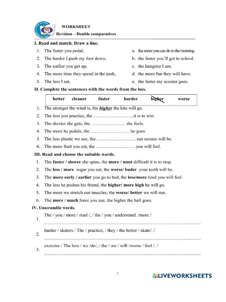 Double and Repeated Comparative | PDF