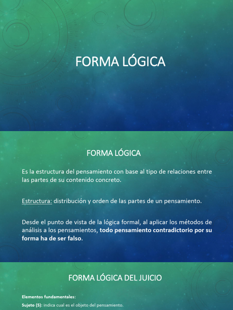 Forma Logica | PDF | Lógica | Proposición