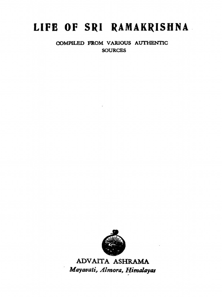 Life of Sri Ramakrishna | PDF