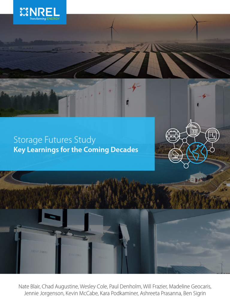 NREL Energy Storage Study Summary and Recommendations | PDF ...