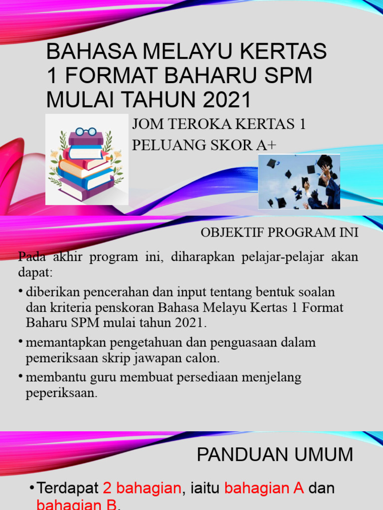 Format Baharu BM K1 Mulai 2021 | PDF