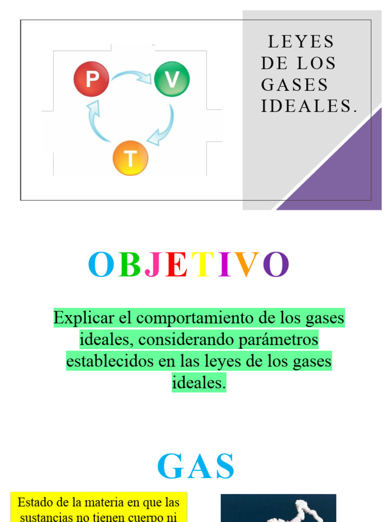 Leyes de Los Gases Ideales | Descargar gratis PDF | Gases | Química Física