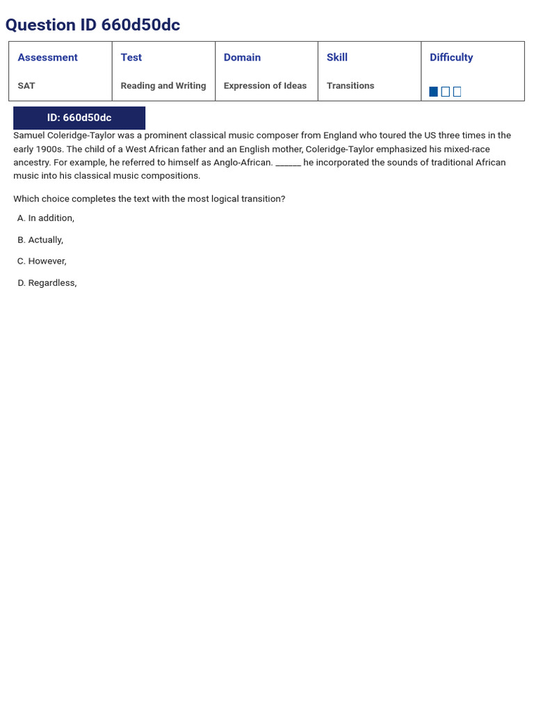 Transitions Easy Questions 38 | PDF | Sat | Pinniped