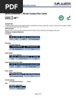 Belden 9463 Data Sheet | PDF | Cable | Wire
