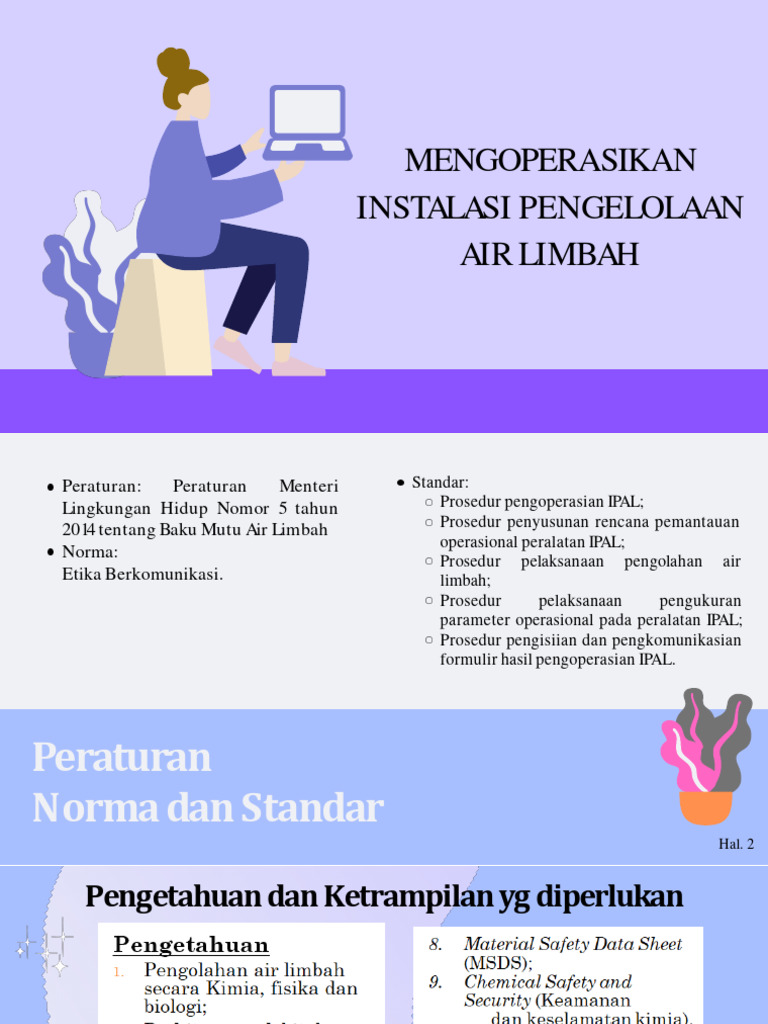 K6 Mengoperasikan Instalasi Pengelolaan Air Limbah | PDF