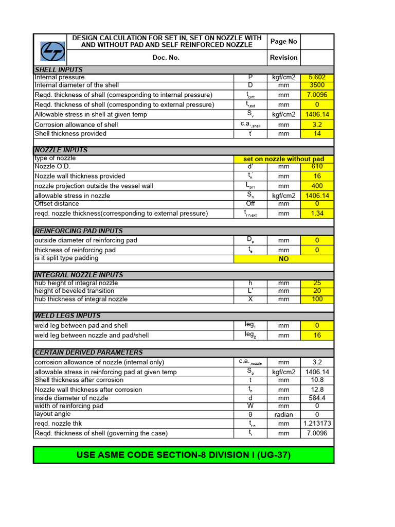 new-reinforcement-of-nozzle-1xls_compress | PDF | Applied And Interdisciplinary Physics ...