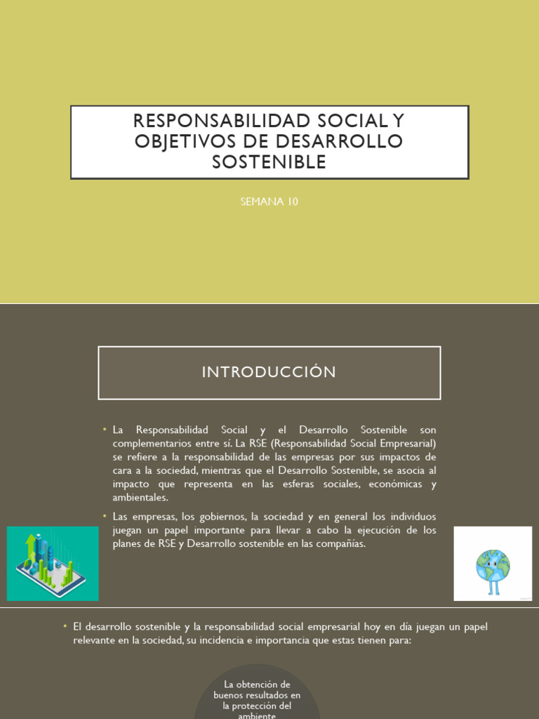 S10 - Responsabilidad Social y Objetivos de Desarrollo Sostenible | PDF | Sustentabilidad ...