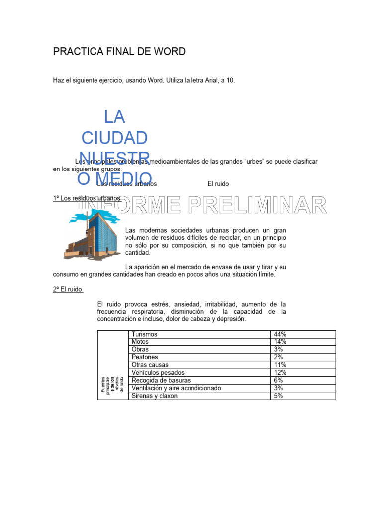 Practica Final de Word | PDF