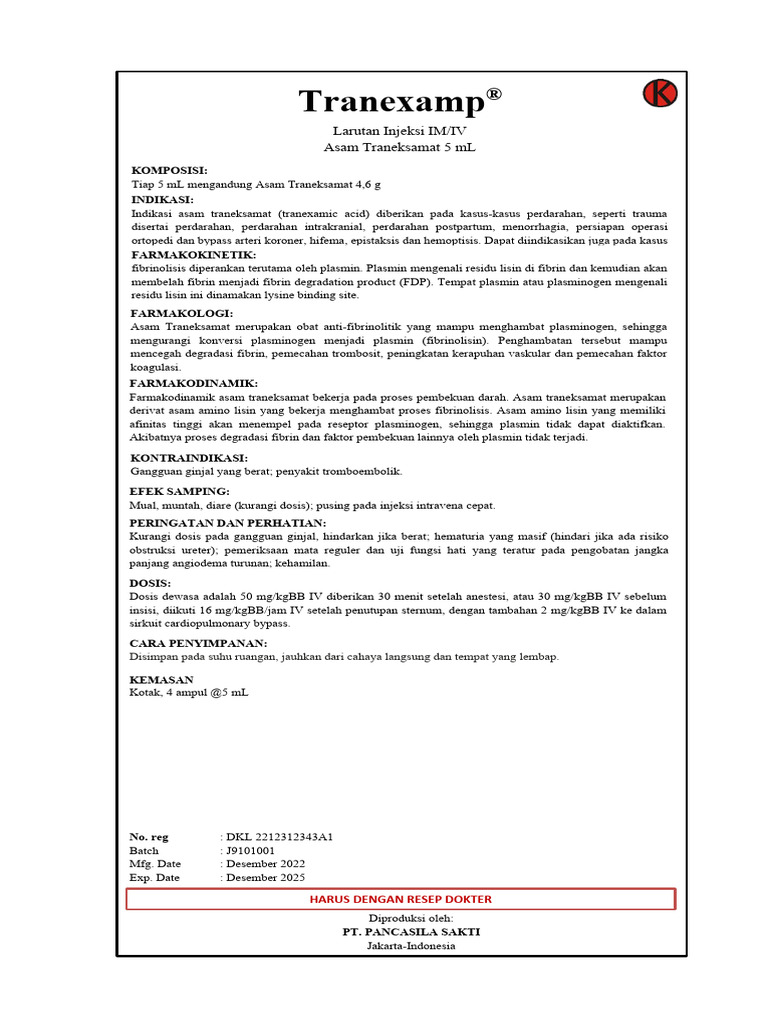 Brosur Injeksi | PDF