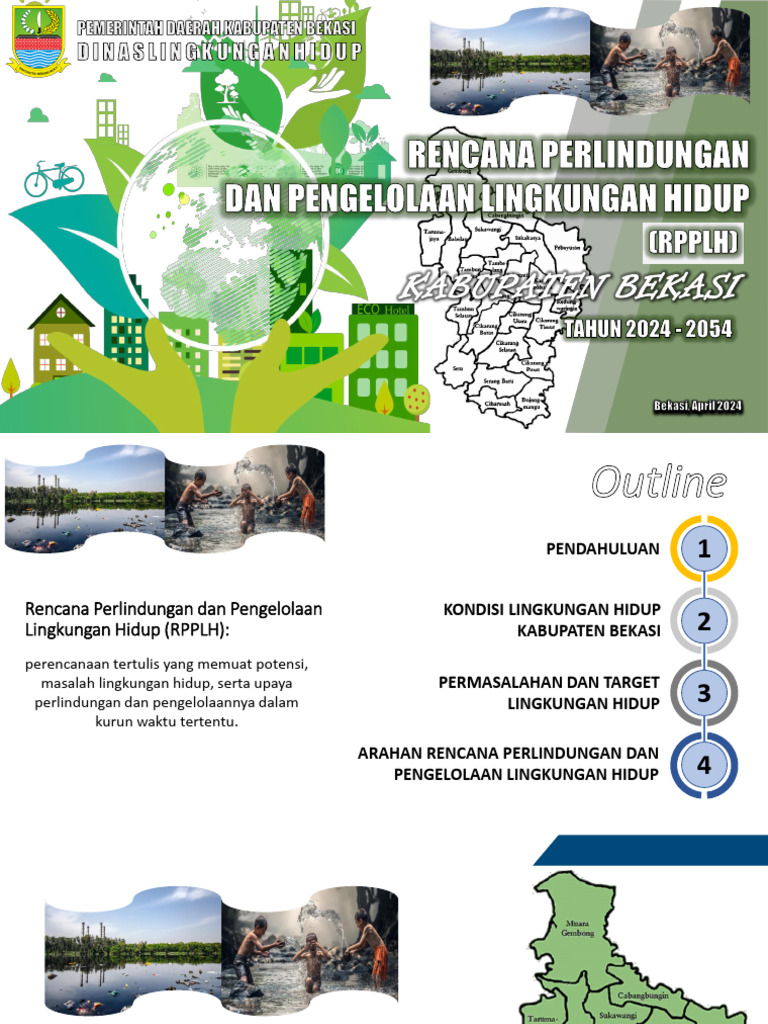 RPPLH Kabupaten Bekasi 2024-2054 | PDF