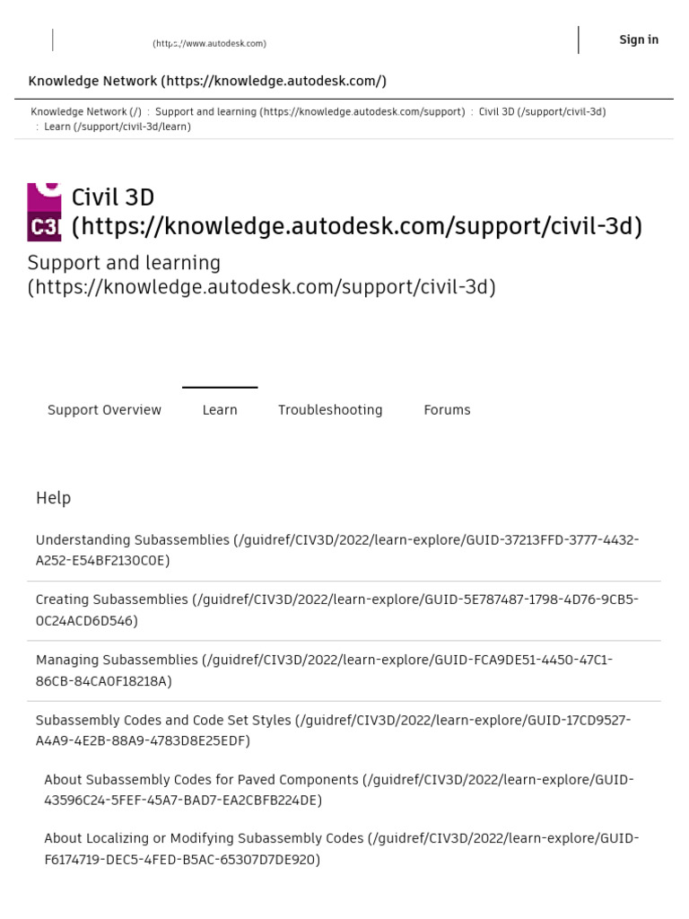To Label Corridor Point Codes in Section View - Civil 3D 2022 - Autodesk Knowledge Network | PDF ...