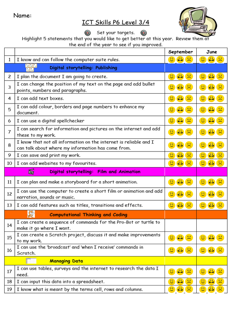 Pupil Target Setting Example Primary 6 (Academy Primary School) | PDF ...
