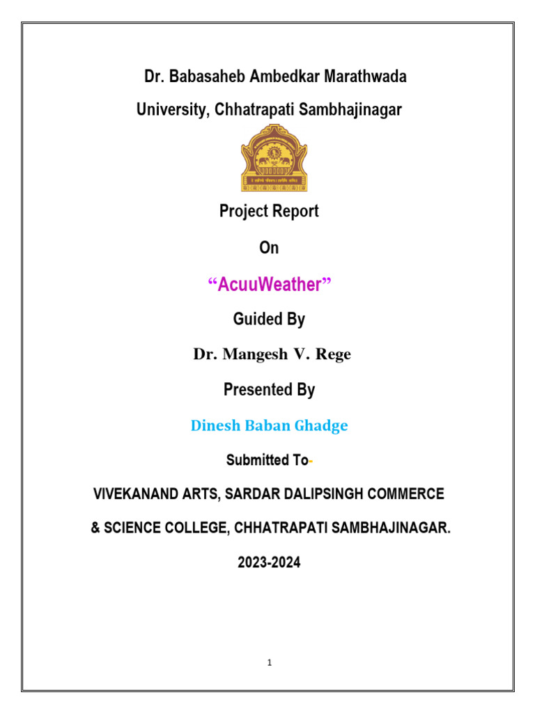 Final Clear MSC Project DG | PDF | Html | Page Layout