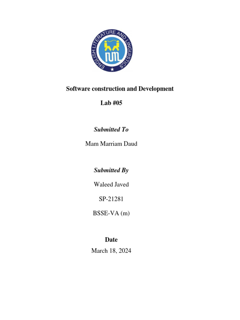 Software Development Lab Report 5 | PDF