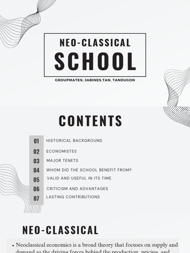 Neo Classical | PDF | Neoclassical Economics | Economics