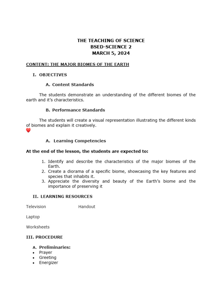 Lesson Outline PBL | PDF | Cognition | Learning