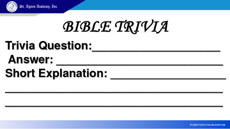 TRIVIA TEMPLATE | PDF