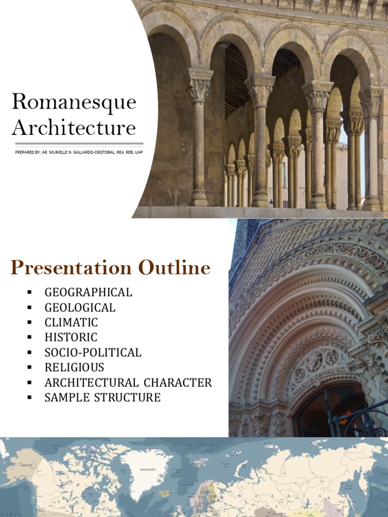 Hoa2 Module 1 - Romanesque Architecture | PDF | Vault (Architecture) | Church (Building)