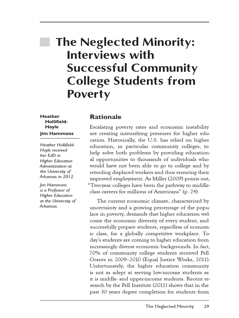 Article 10 | PDF | Socioeconomic Status | Poverty