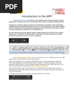 Singapore MRT and LRT System Map | PDF | Land Transport | Rail Transport