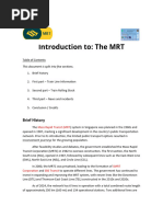 Singapore MRT and LRT System Map | PDF | Land Transport | Rail Transport