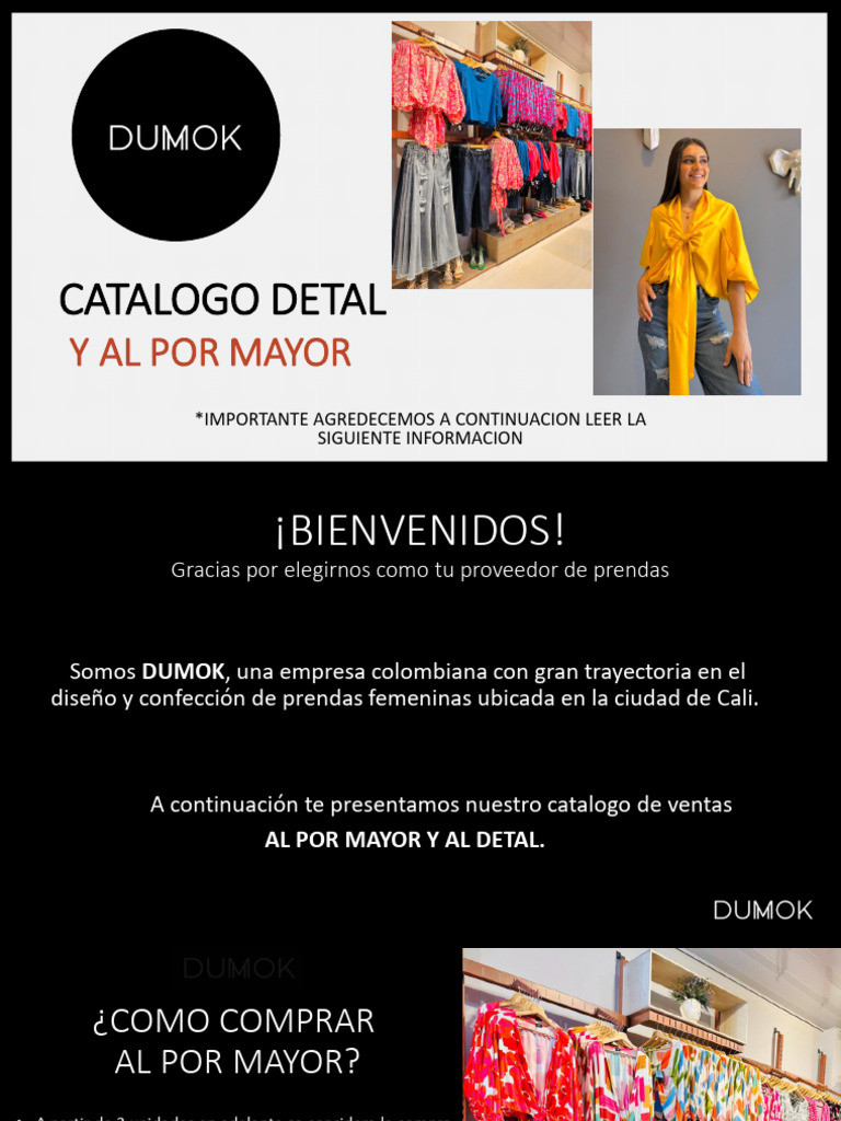 Dumok Catalogo 9 Nov 2023 | PDF | Ropa | Moda