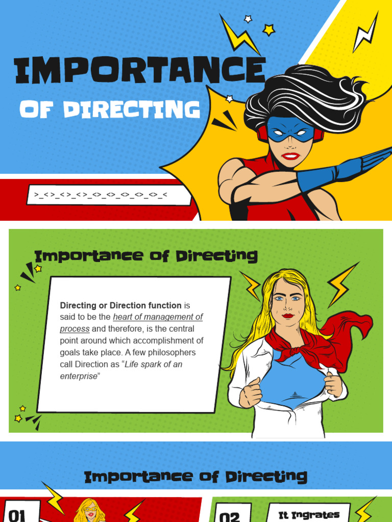 importance of directing | PDF