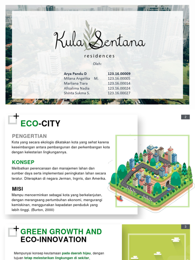 Presentasi UAS - Kula Sentana Residences - Kelompok 1 | PDF