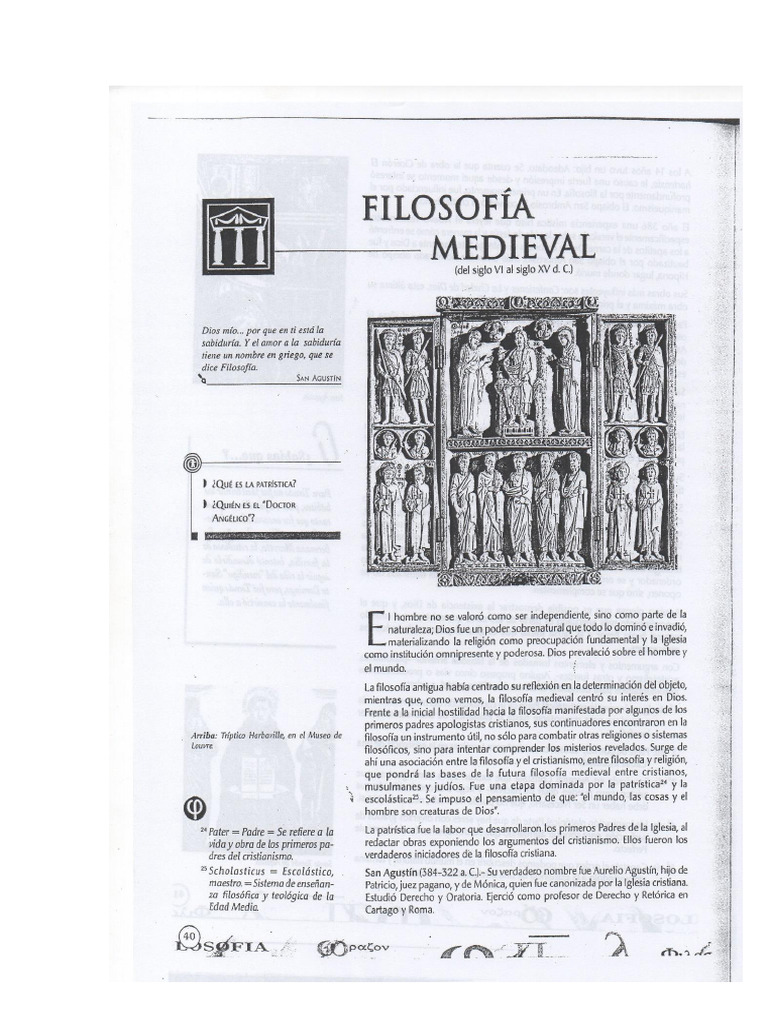 Filosofía Medieval | PDF
